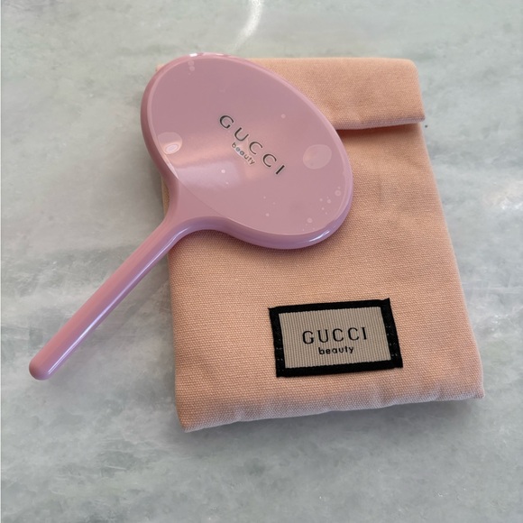 Gucci | Bags | Nwot Gucci Beaute Mirror Comes In A Gucci Pouch | Poshmark